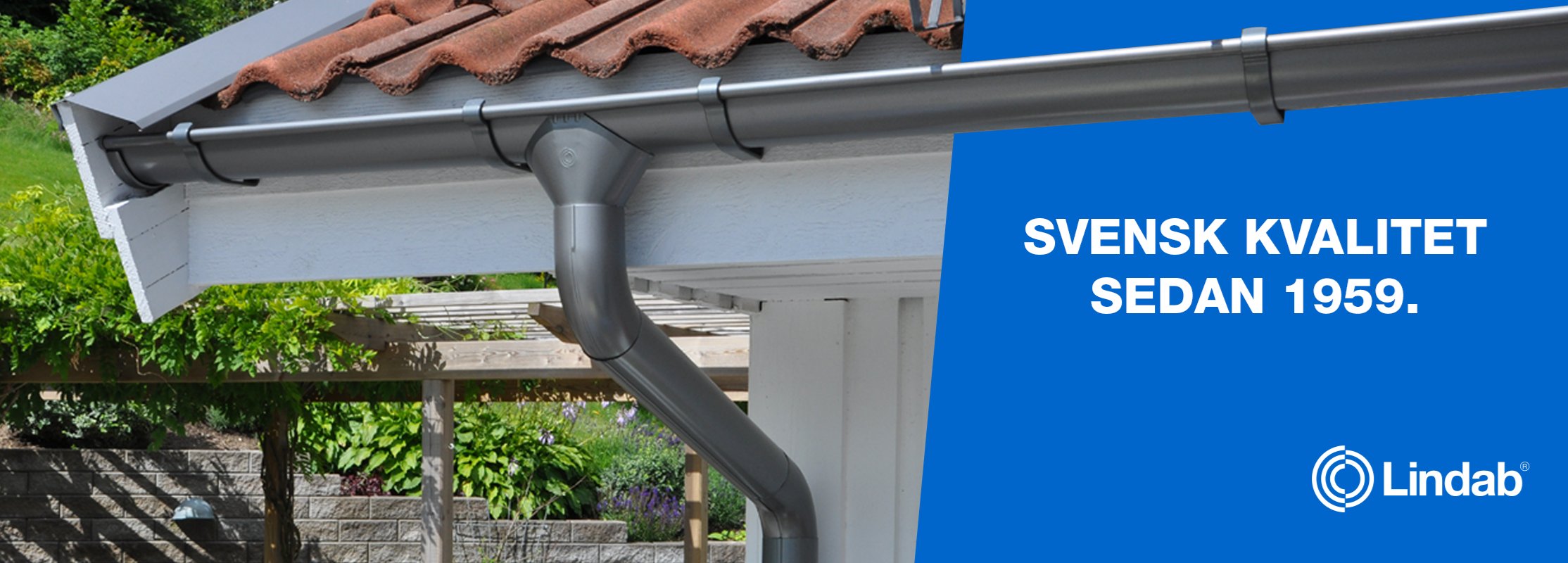 Lindab takavvattning, stuprör och hängrännor - Bygghemma.se