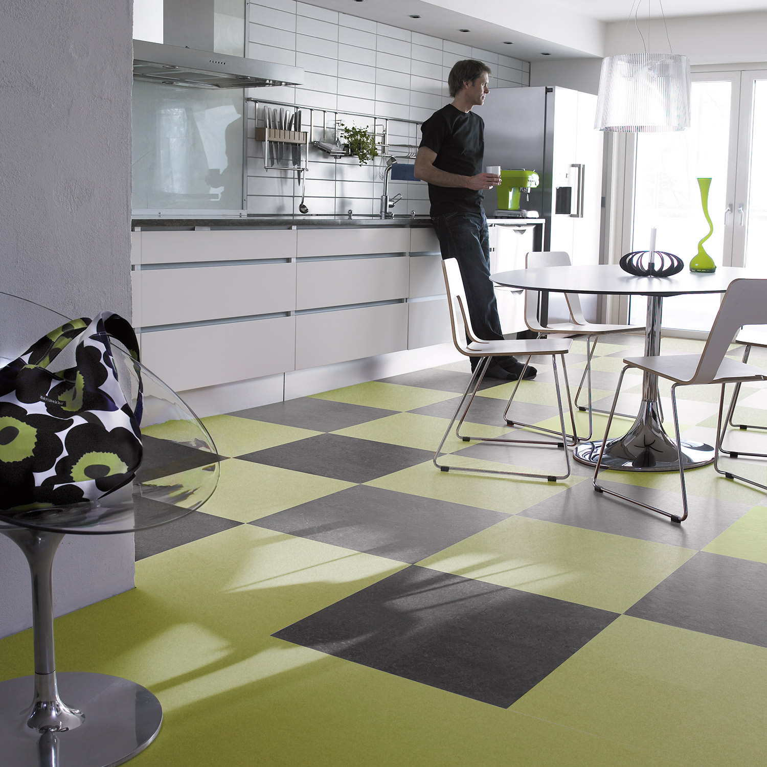 Linoleumgolv Forbo Marmoleum Click Eternity 30x30 cm - Linoleumgolv